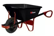 Garant True Temper Wheelbarrow, Poly, 6 Cu Ft, Premium | garcp6tc14ga ...